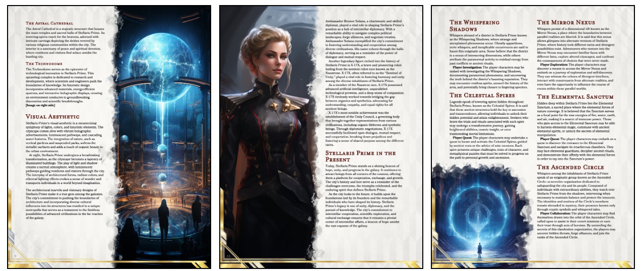 (RPG PDF Spotlight) Stellaris Prime: The Galactic Hub (5th Edition) | Voices From The Pulpit