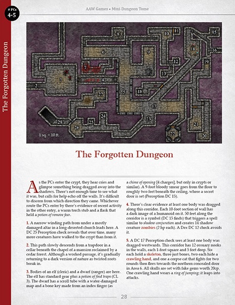 (RPG PDF Spotlight) Mini-Dungeon Tome (5th Edition) | Voices From The ...