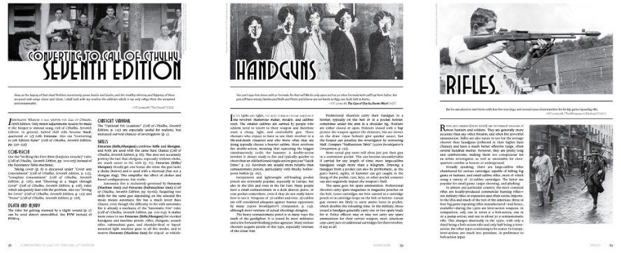 (RPG PDF Spotlight) Investigator Weapons, volume 1: 1920s & 1930s ...