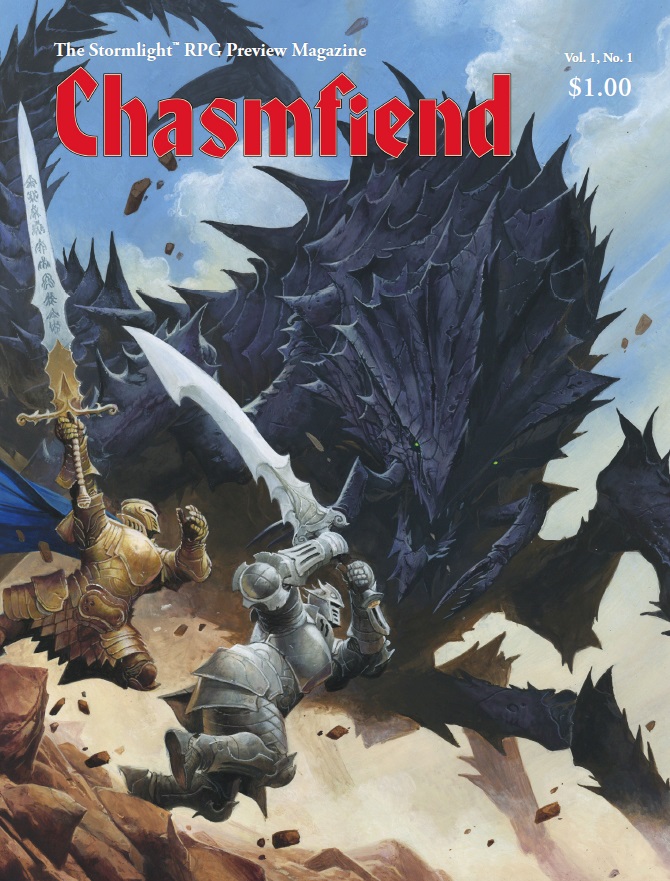 (RPG PDF Spotlight) Cosmere RPG | Chasmfiend Magazine #1 | Voices From ...