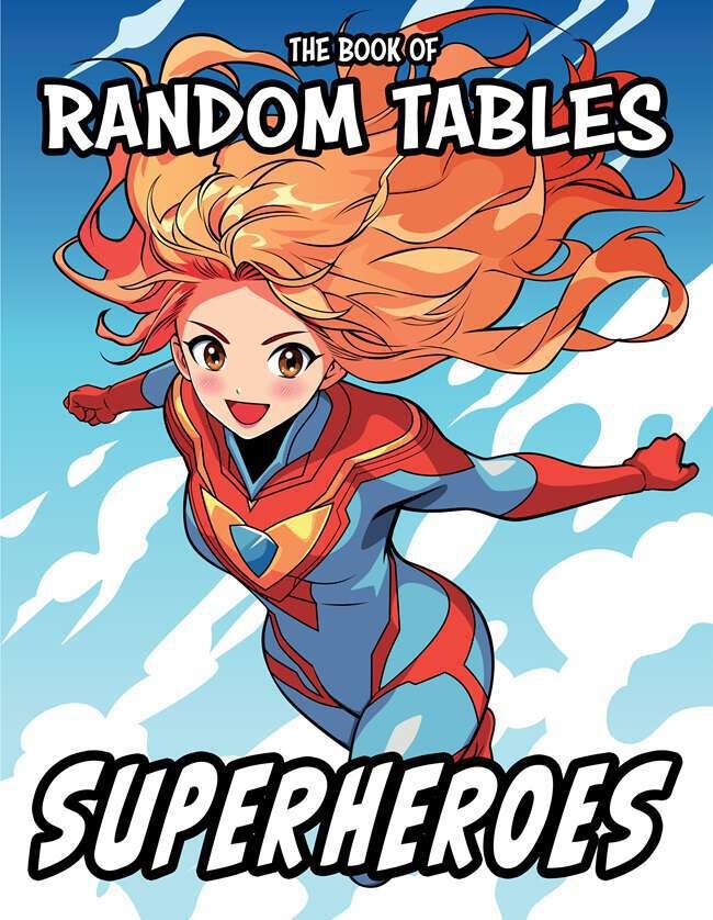 (RPG PDF Spotlight) The Book of Random Tables: Superheroes | Voices ...