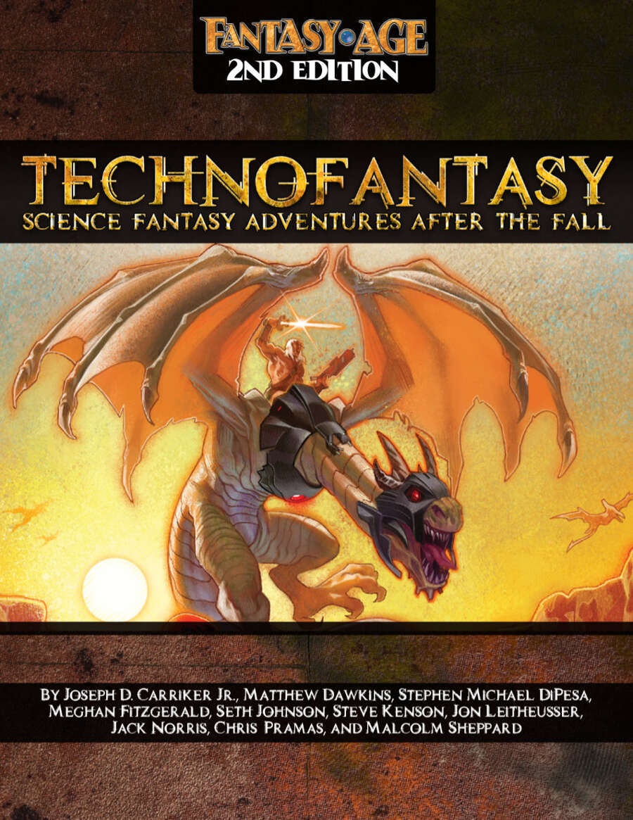 (RPG PDF Spotlight) Fantasy AGE Technofantasy | Voices From The Pulpit