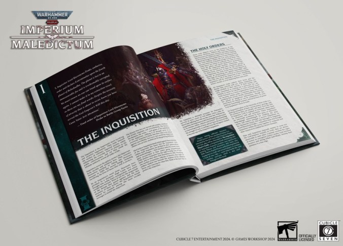(RPG PDF Spotlight) Warhammer 40,000 Roleplay: Imperium Maledictum ...