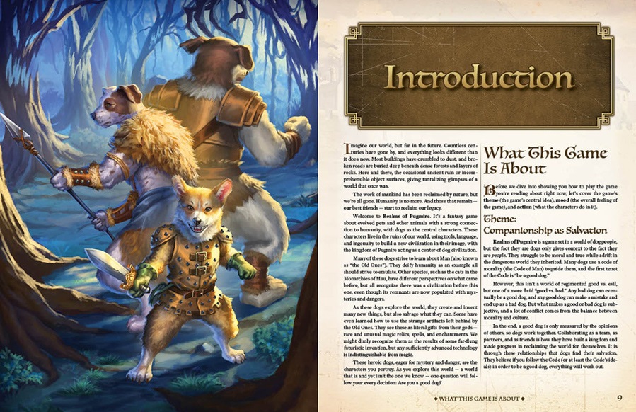 (RPG PDF Spotlight) Realms of Pugmire Core Rulebook | Voices From The ...