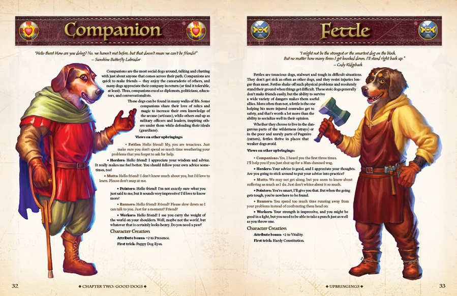 (RPG PDF Spotlight) Realms of Pugmire Core Rulebook | Voices From The ...