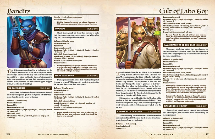 (RPG PDF Spotlight) Realms of Pugmire Core Rulebook | Voices From The ...