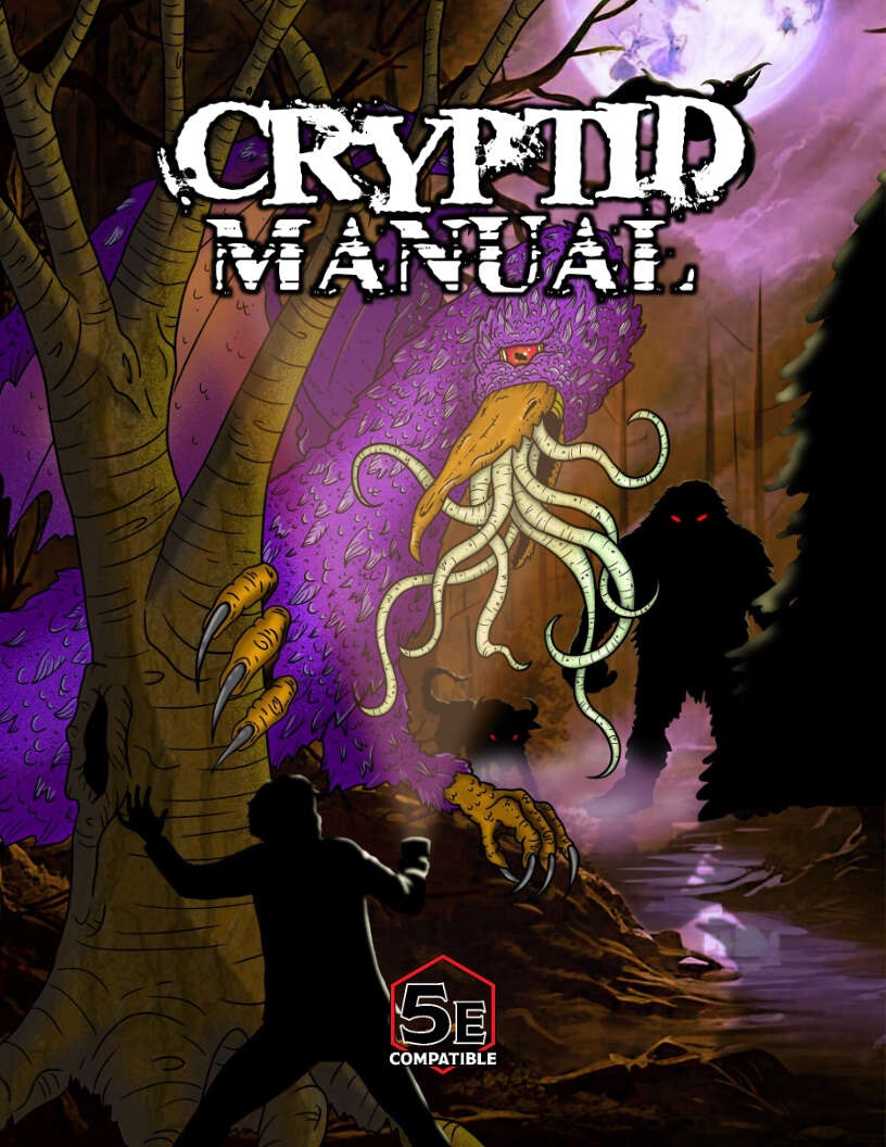 (RPG PDF Spotlight) DARK PLACES & DEMOGORGONS – The Cryptid Manual for 5e | Voices From The Pulpit