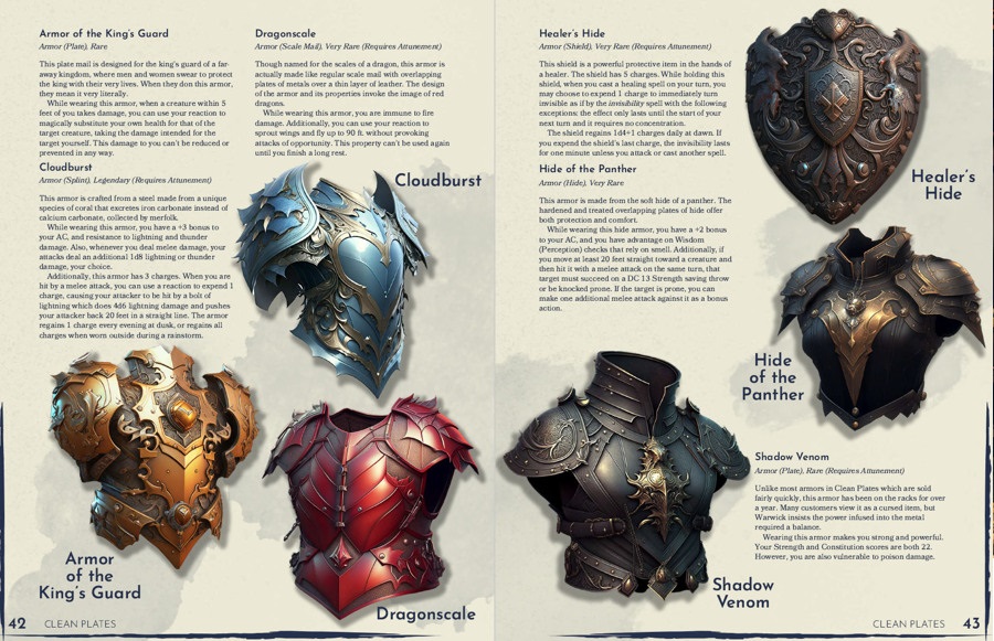 (RPG PDF Spotlight) Armorsmith’s Handbook (5e) | Voices From The Pulpit