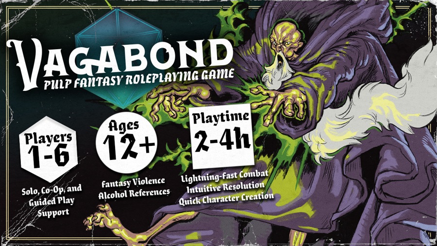(RPG PDF Spotlight) Vagabond // Pulp Fantasy RPG | Voices From The Pulpit