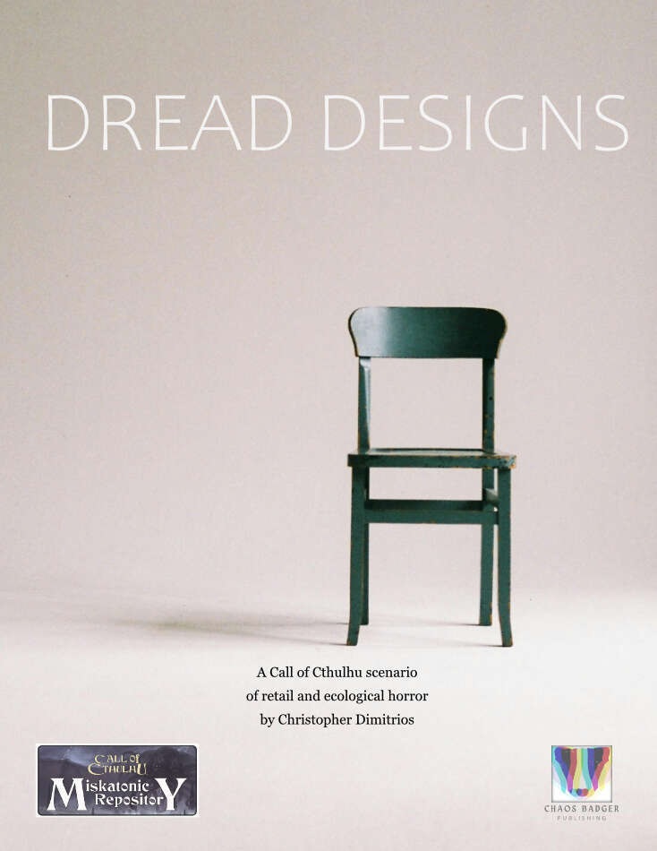 (RPG PDF Spotlight) Dread Designs – a Call of Cthulhu scenario of ...