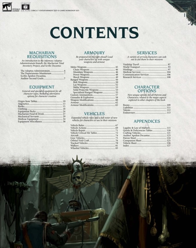 (RPG PDF Spotlight) Macharian Requisition Guide | Voices From The Pulpit