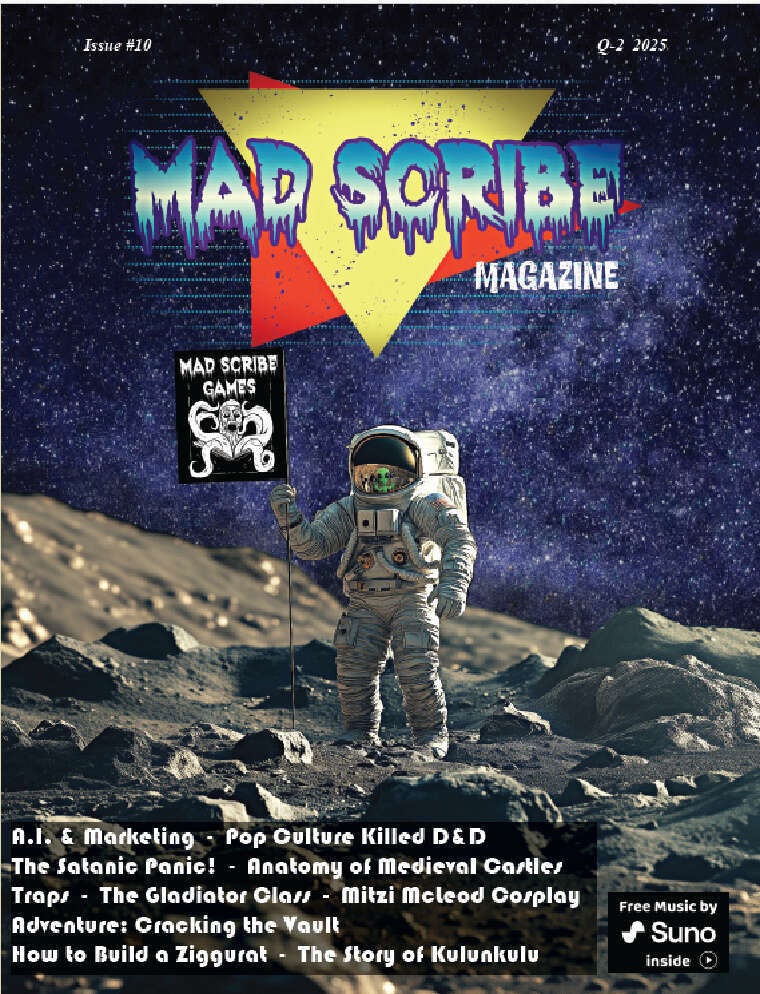 (RPG PDF Spotlight) Mad Scribe Magazine Issue #10 | Voices From The Pulpit