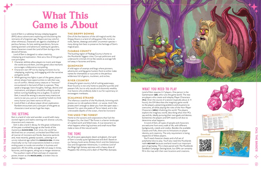(RPG PDF Spotlight) Land of Eem: Core Rulebook | Voices From The Pulpit