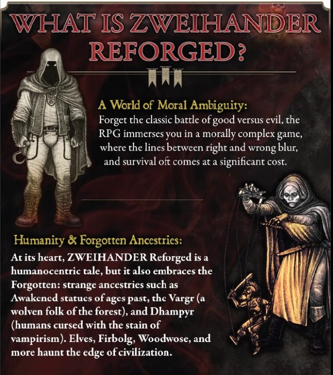 (RPG PDF Spotlight) ZWEIHANDER RPG Reforged Edition Core Rulebook ...