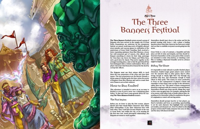 (RPG PDF Spotlight) The Three Banners Festival: An Exalted Third Edition Jumpstart | Voices From ...