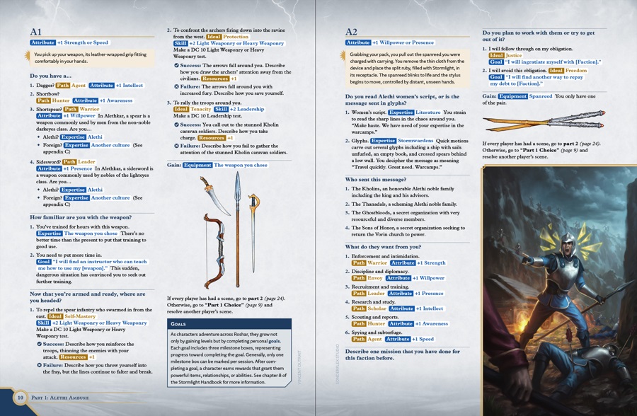 (RPG PDF Spotlight) Cosmere RPG | The First Step | Voices From The Pulpit