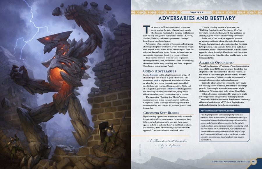 (RPG PDF Spotlight) Cosmere RPG | Stormlight World Guide | Voices From ...