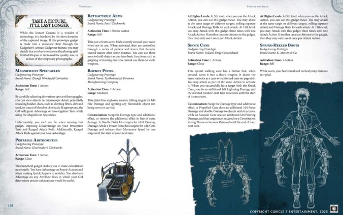 (RPG PDF Spotlight) Vault 5e: Victoriana Core Rulebook | Voices From ...