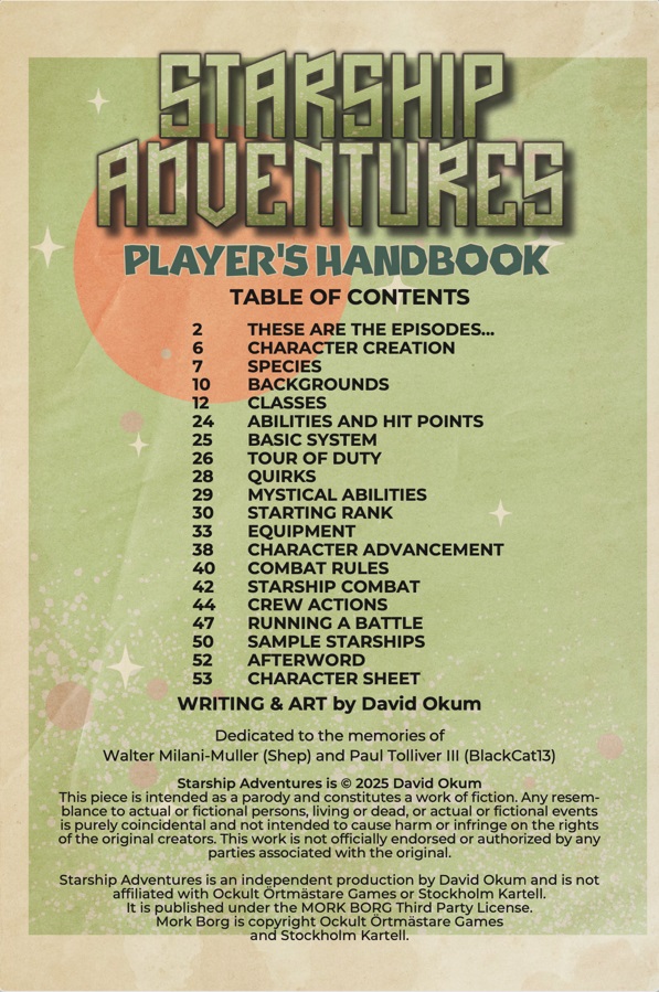 (RPG PDF Spotlight) Starship Adventures – Player’s Guide | Voices From ...