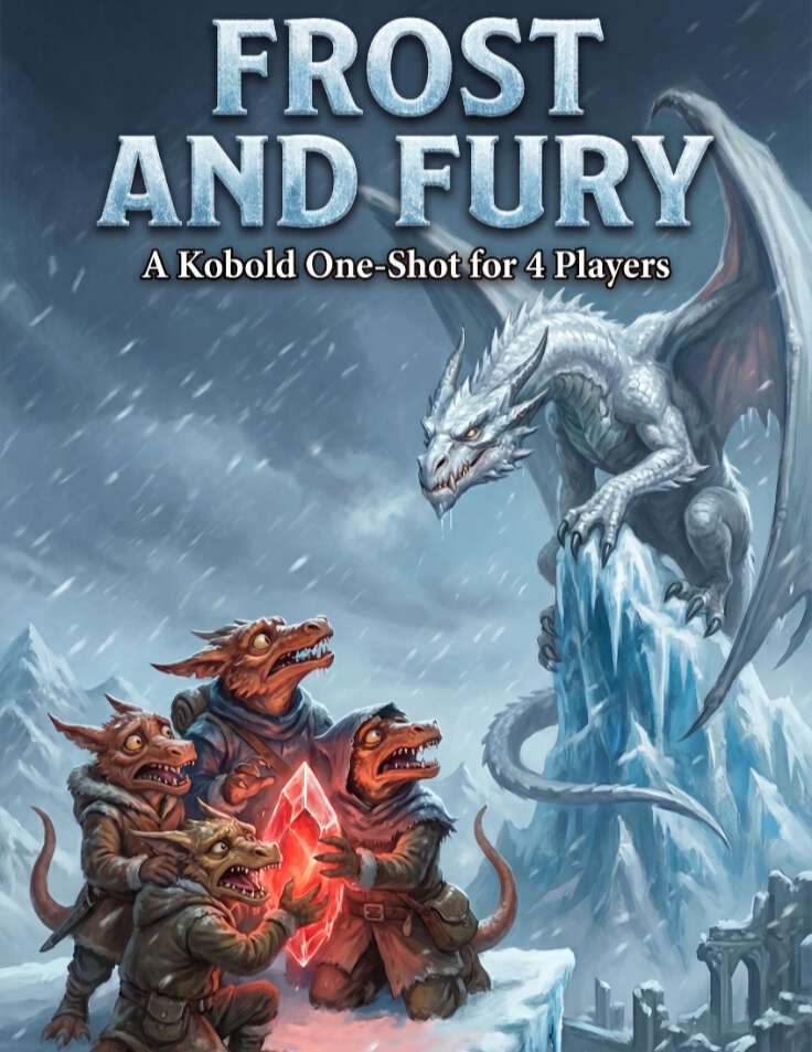 (RPG PDF Spotlight) Frost and Fury – A Kobold One-Shot 5E | Voices From ...