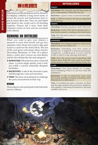 (RPG PDF Spotlight) Savage Worlds Player’s Book Dark Ages Cover ...