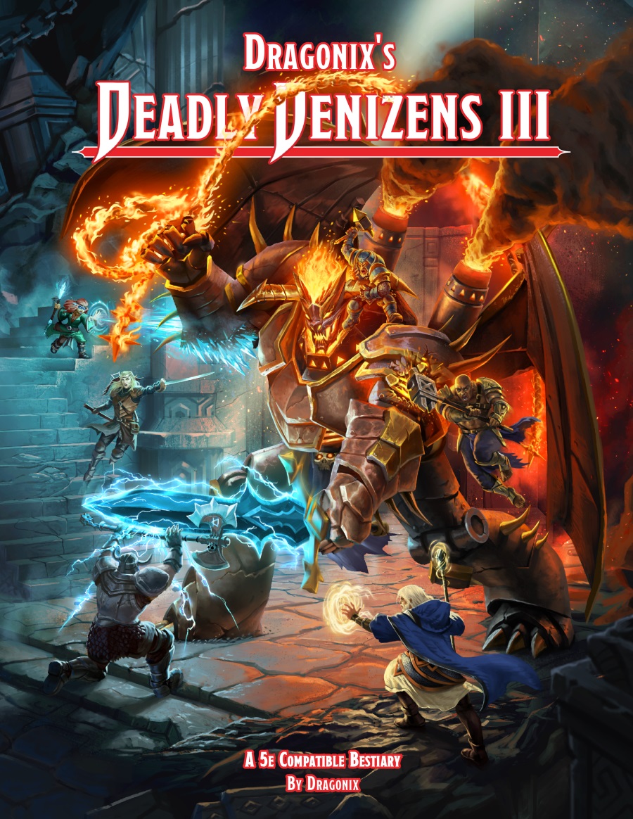(RPG PDF Spotlight) Dragonix’s Deadly Denizens III (5e) | Voices From ...