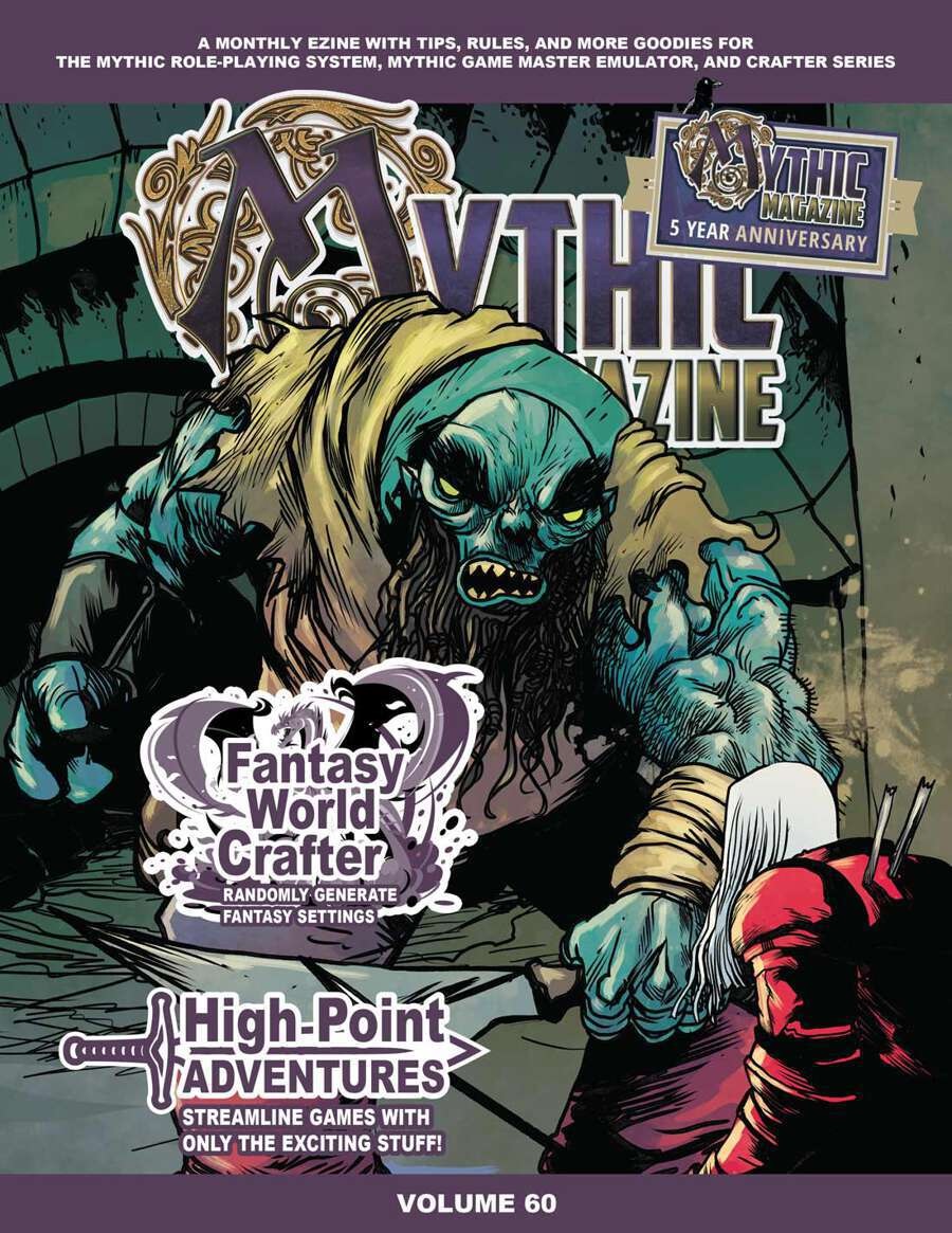 (RPG PDF Spotlight) Mythic Magazine Volume 60 | Voices From The Pulpit