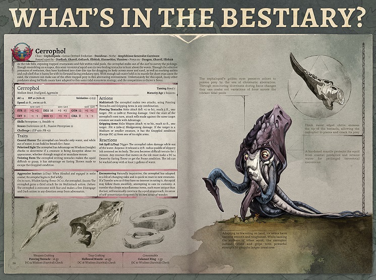 (RPG PDF Spotlight) Sol’Kesh – The Speculative Evolution Bestiary 5th ...